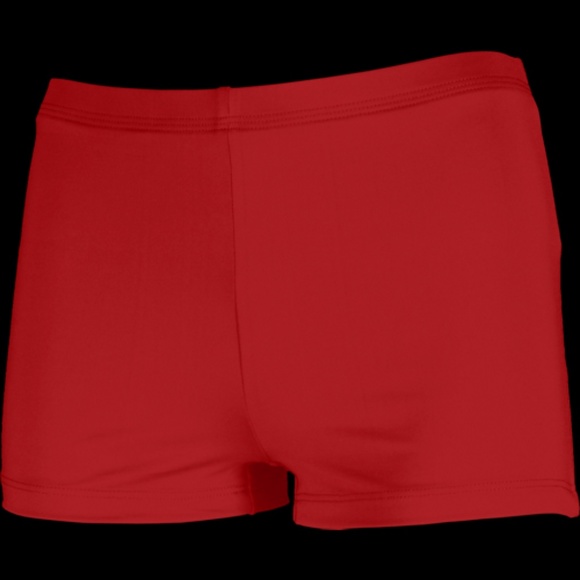 Gtm | Bottoms | Gtm Red Spandex Workout Shorts2 Ct | Poshmark